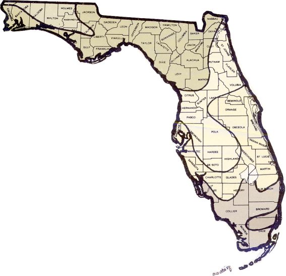 Florida Palm Tree Cold Hardiness Zone Map